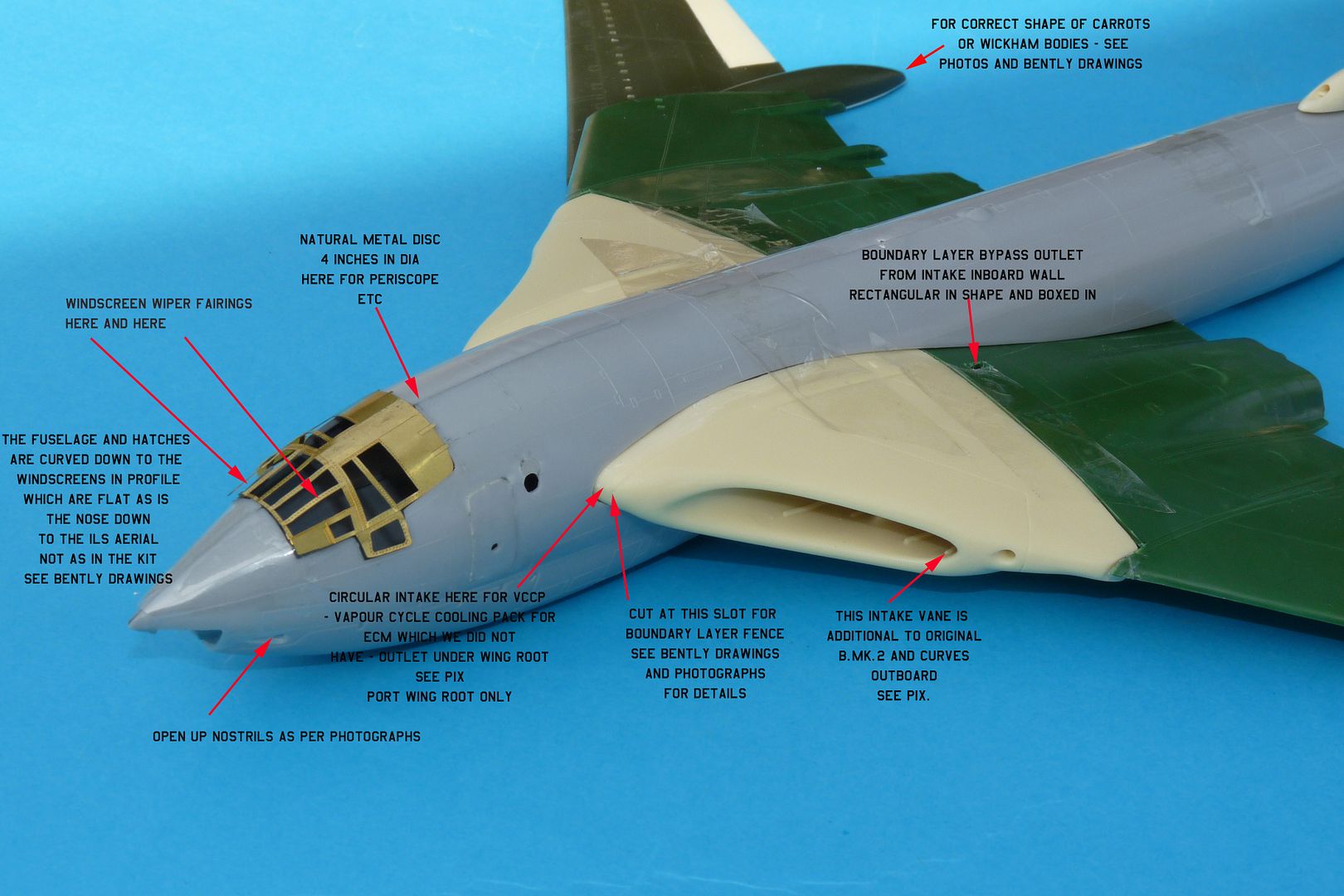 Converting the Matchbox Victor to a B2 with Bluesteel - Aircraft Cold ...